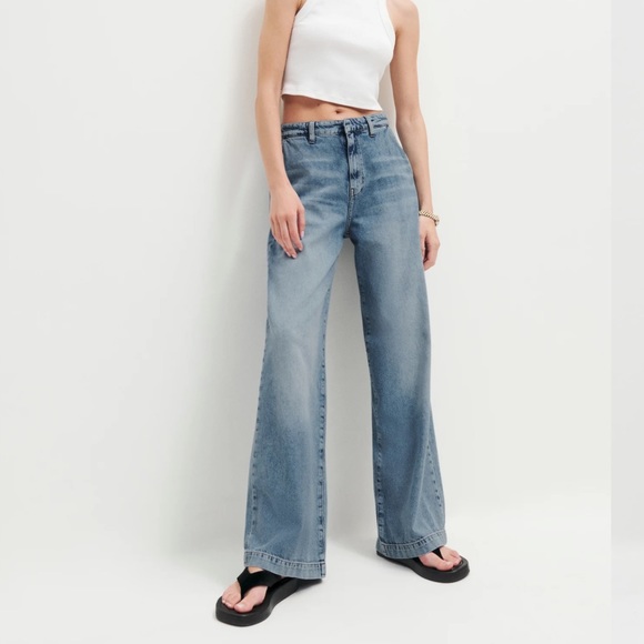 Reformation | Jeans | Reformation Tomas Super Wide Leg Slouch Trouser ...